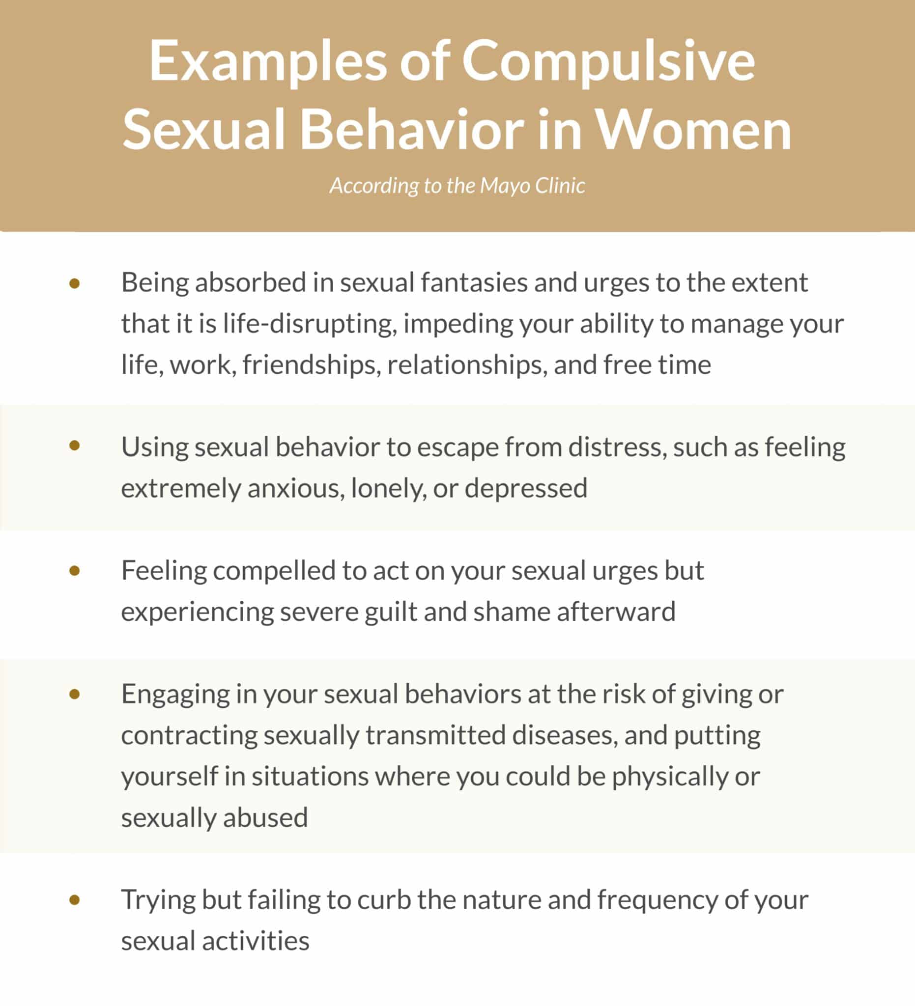 Sexual Compulsion How It Differs In Women And How It Doesnt
